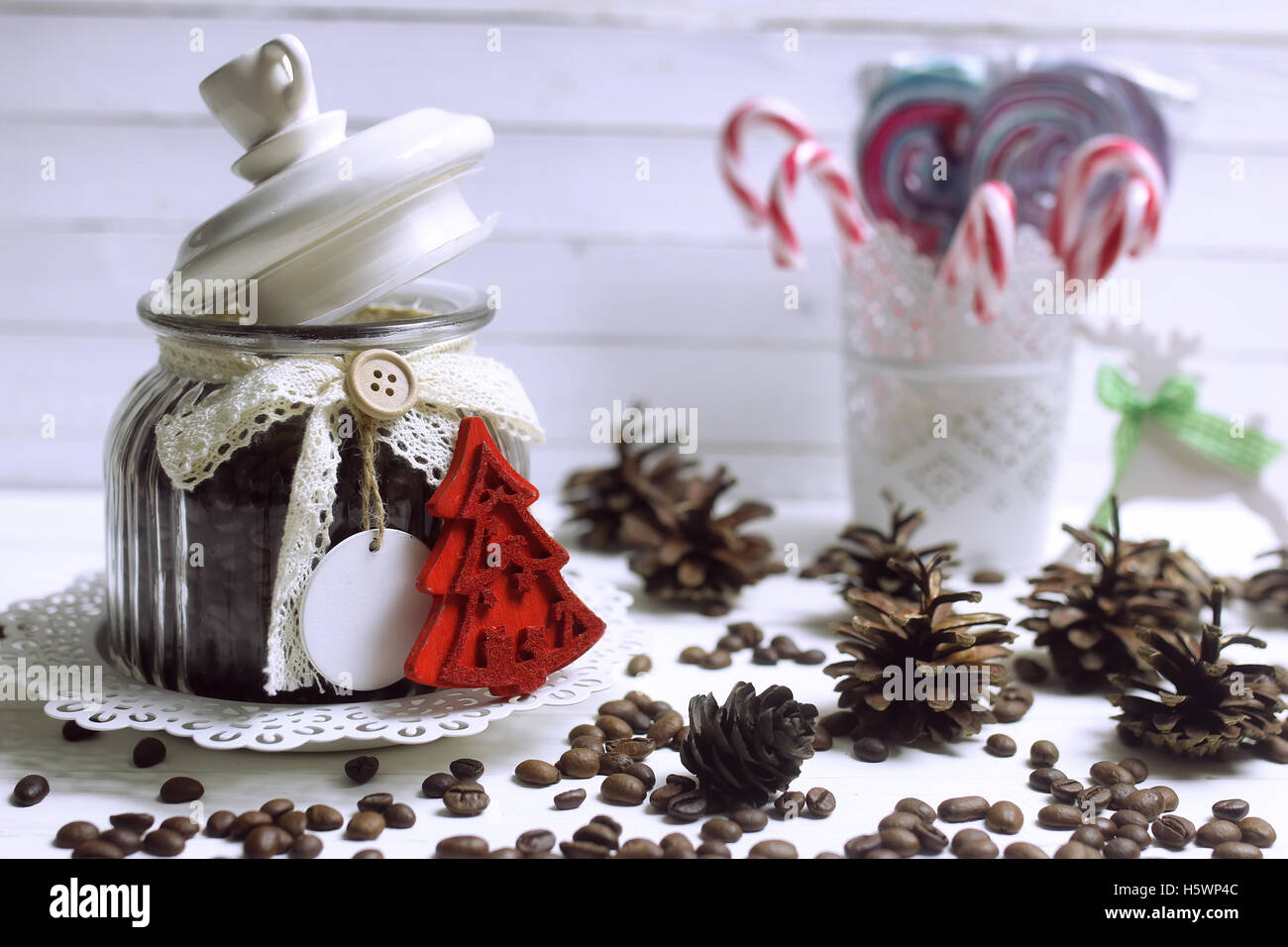 coffee bean bowl Stock Photo - Alamy