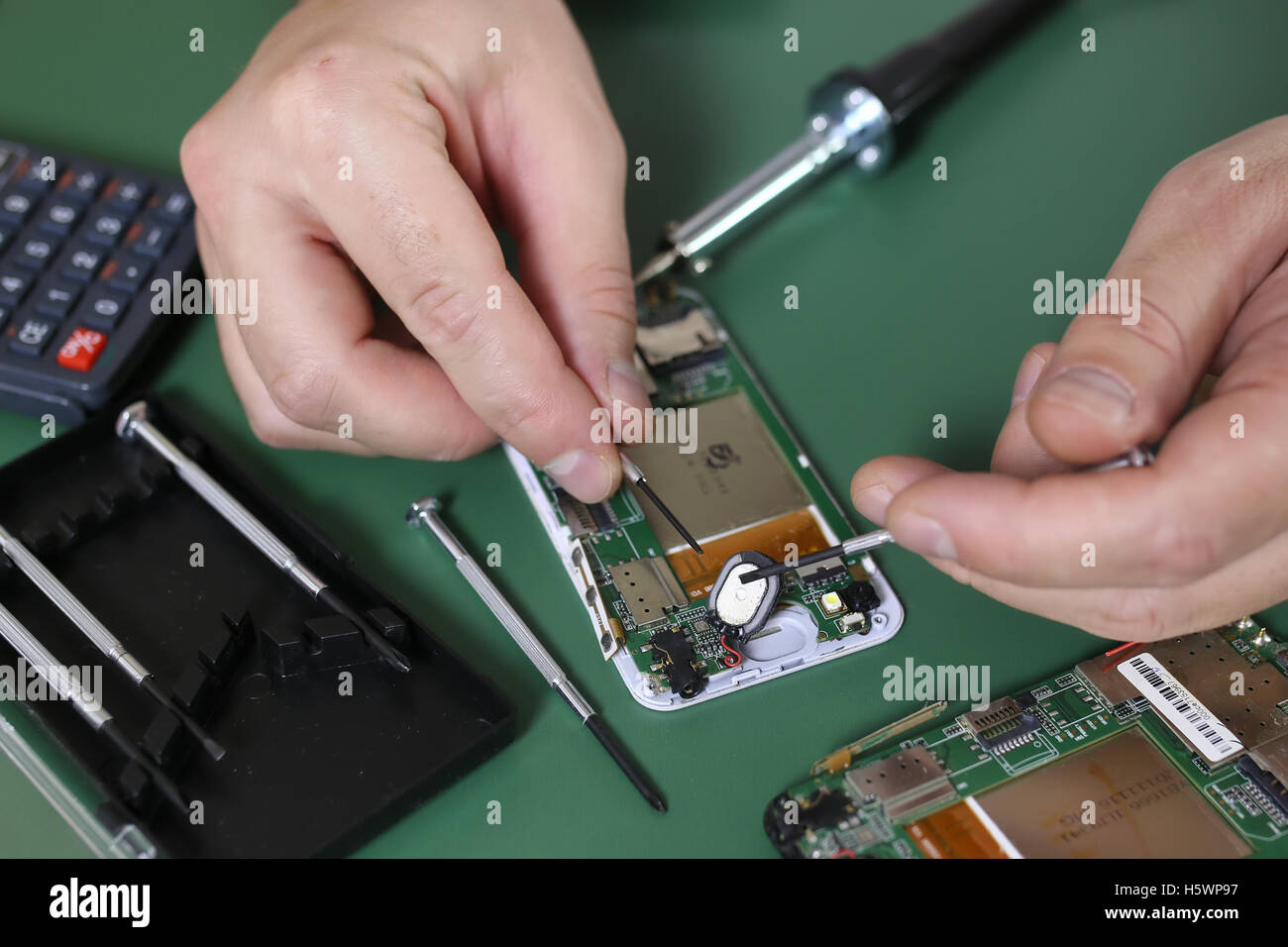 phone repair chip Stock Photo - Alamy