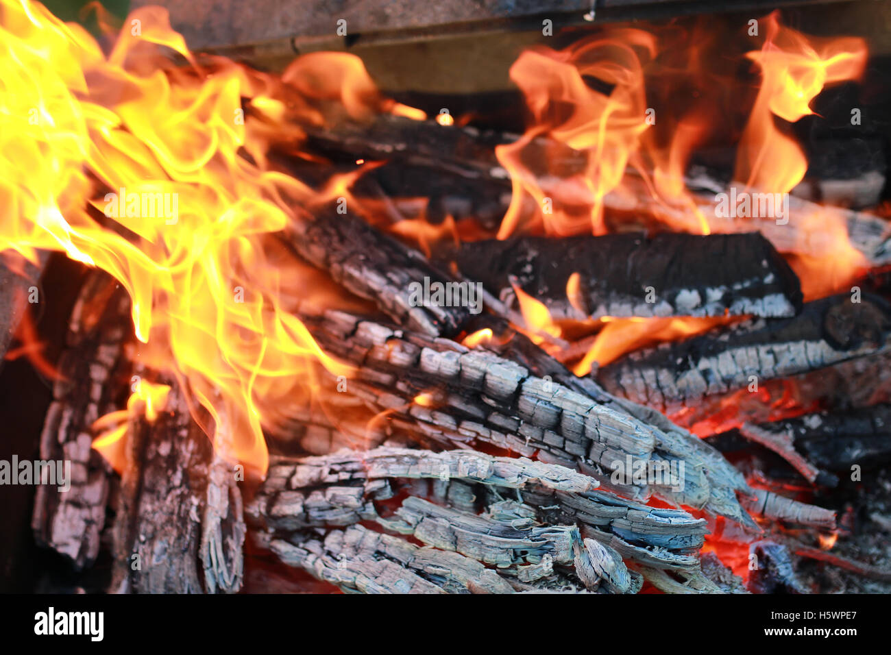 coal and fire flame Stock Photo - Alamy