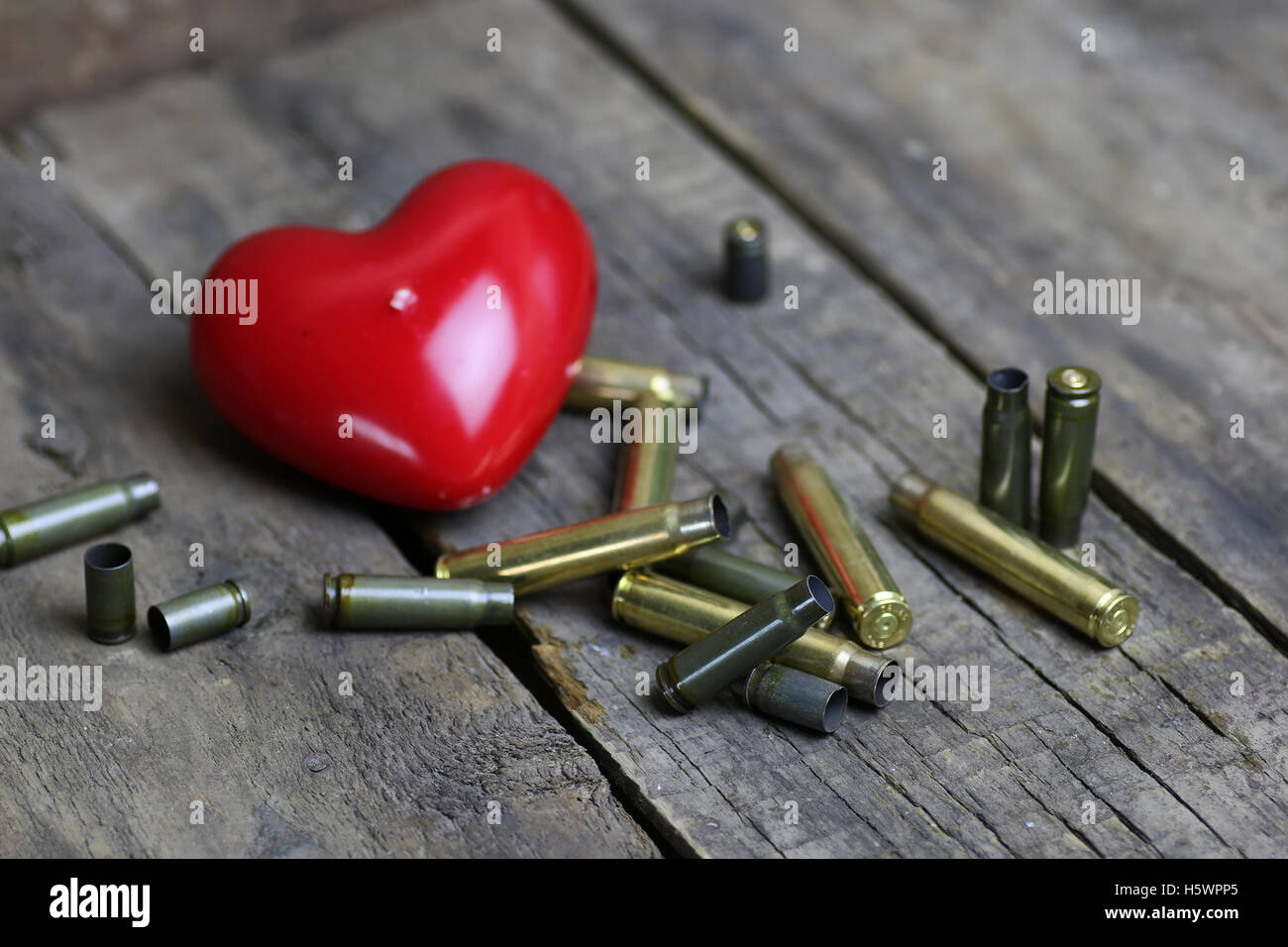 bullet and shape heart Stock Photo - Alamy