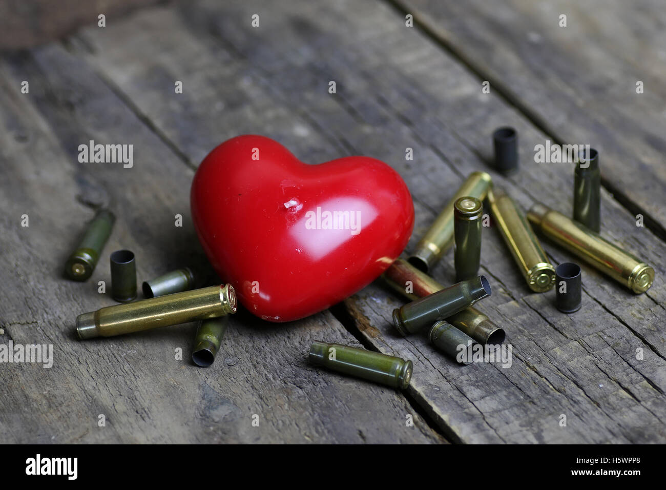 bullet and shape heart Stock Photo - Alamy