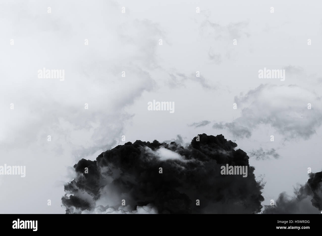 smoke cloud explosion Stock Photo - Alamy