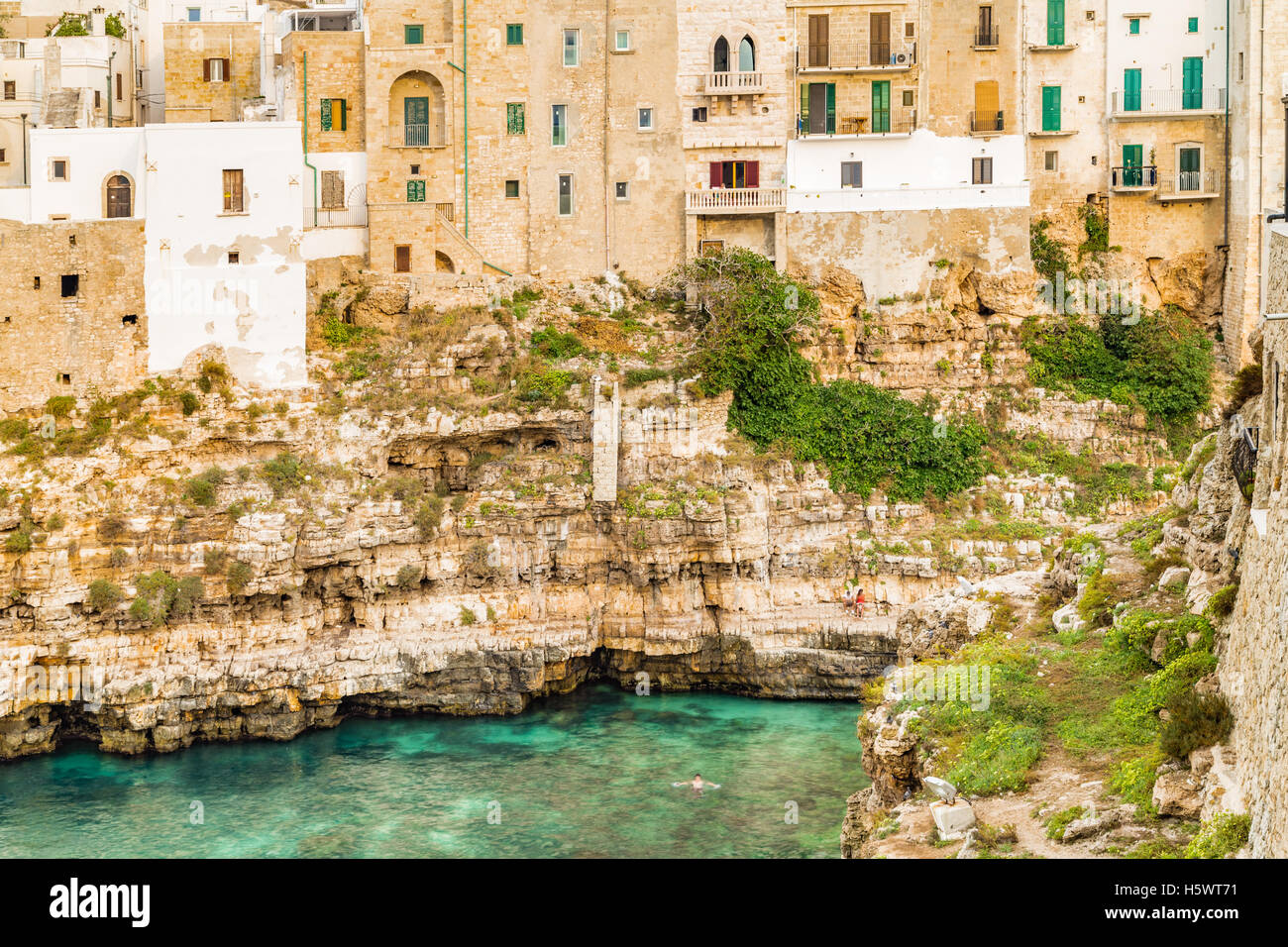 Town houses of a village in southern Italy Stock Photo - Alamy