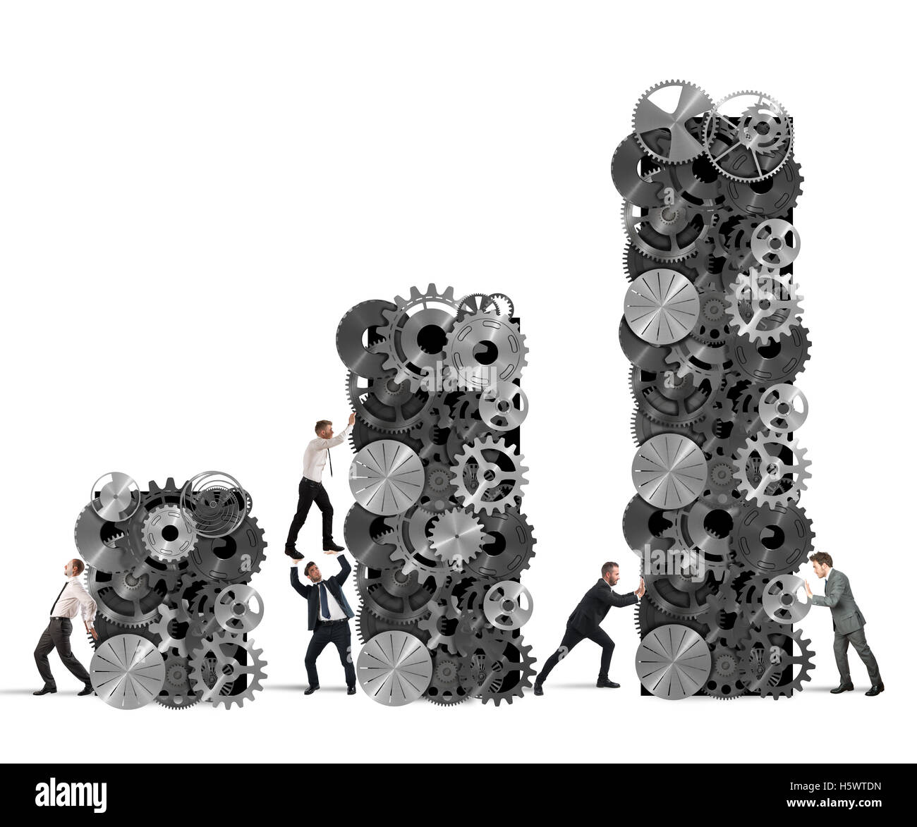 Profit collaboration Cut Out Stock Images & Pictures - Alamy