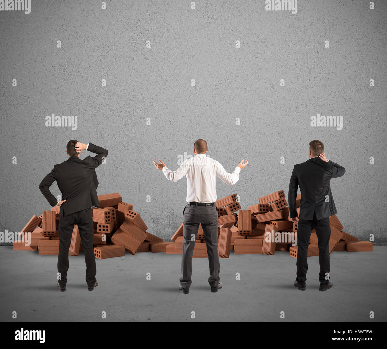 Failure of a building project Stock Photo - Alamy