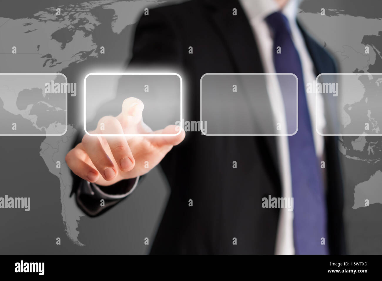 Finger pushing screen hi-res stock photography and images - Alamy