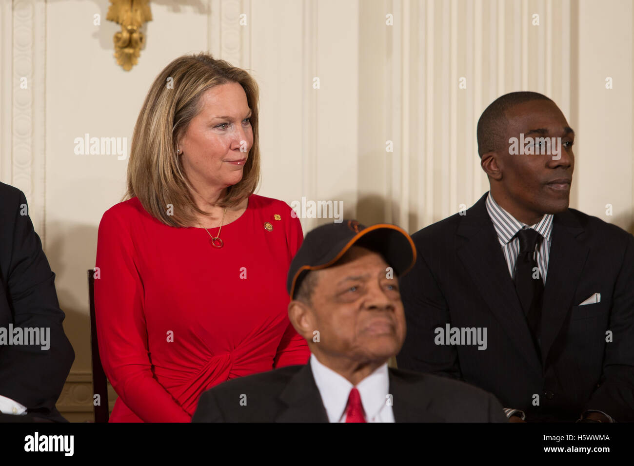 Bonnie Carroll attends the Presidential Medal of Freedom Awards at the ...