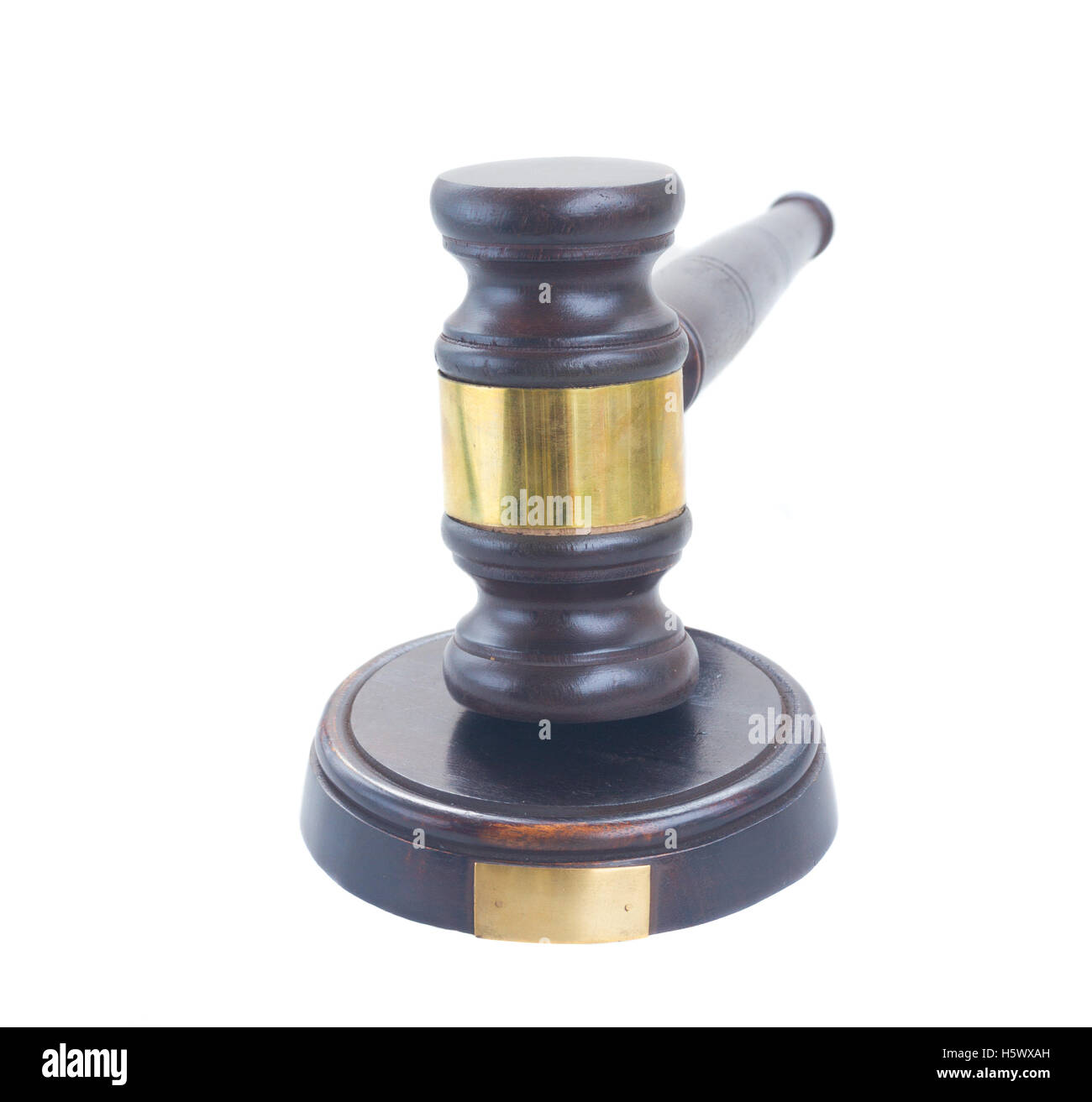 Wooden Law Gavel Stock Photo - Alamy