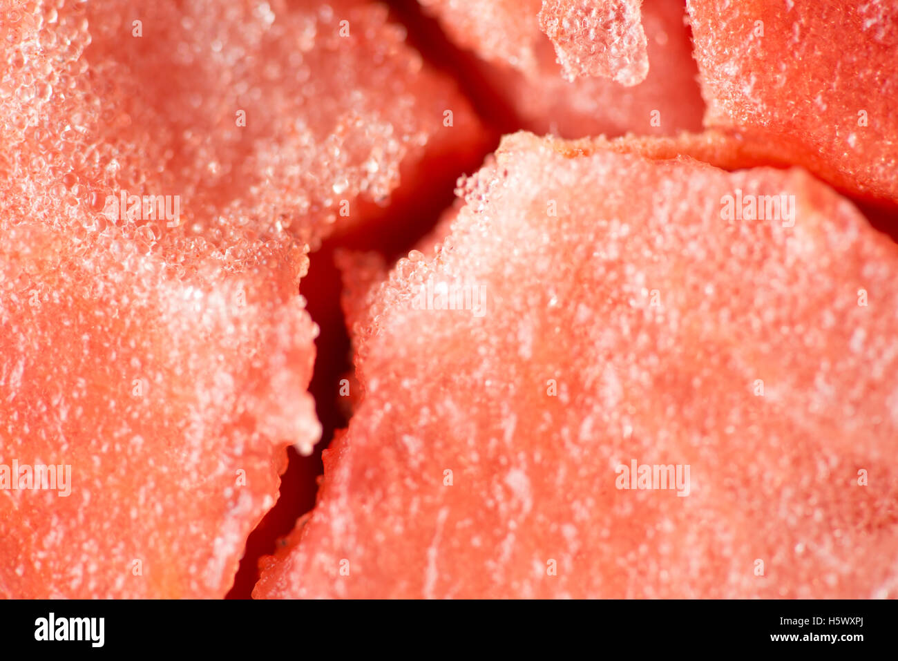 ripe watermelon flesh closeup macro texture background Stock Photo - Alamy