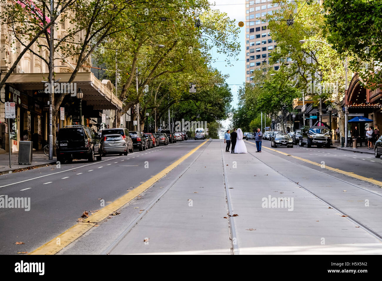 Collins street melbourne hi-res stock photography and images - Alamy