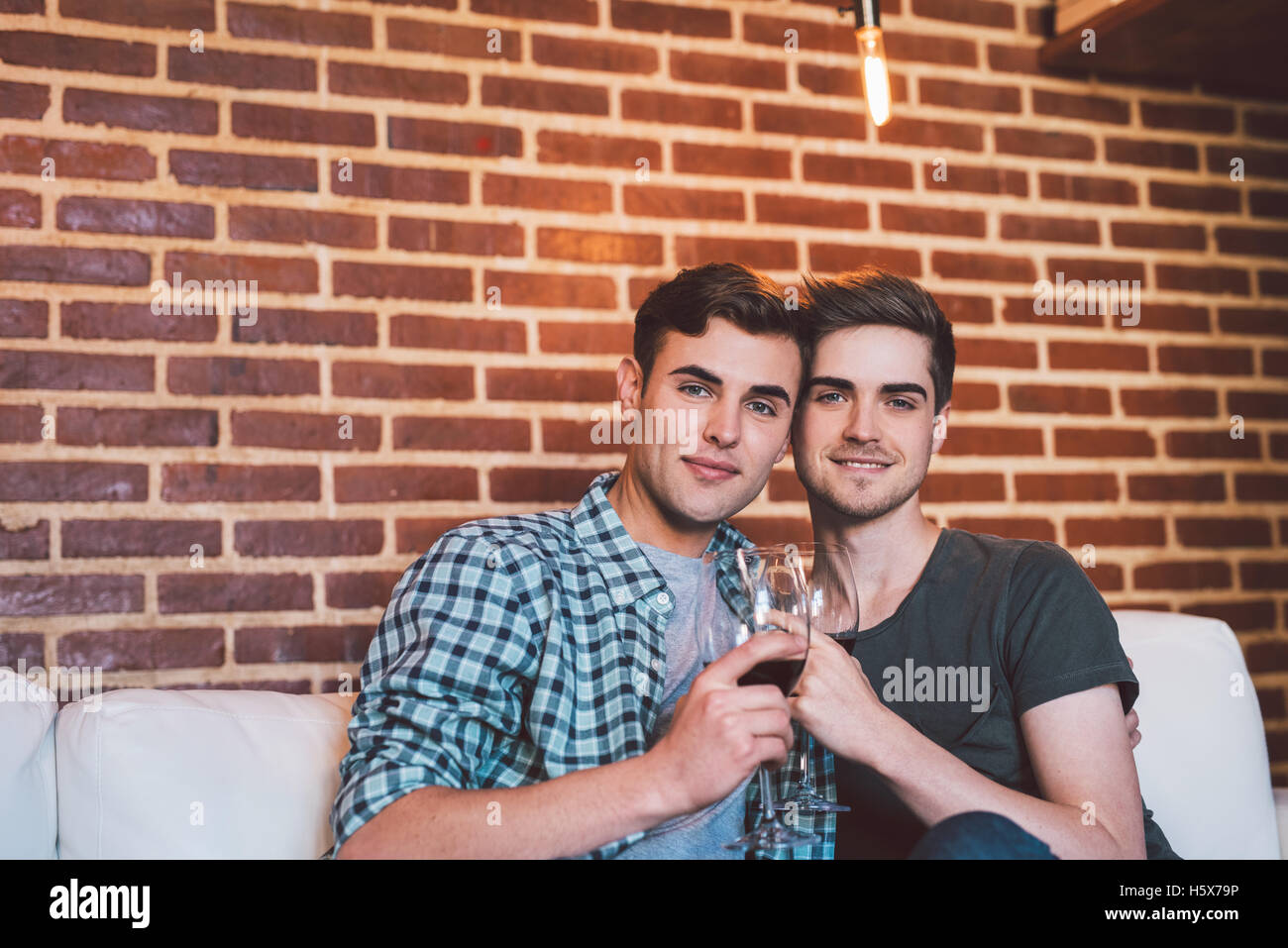 Cheers to us Stock Photo - Alamy