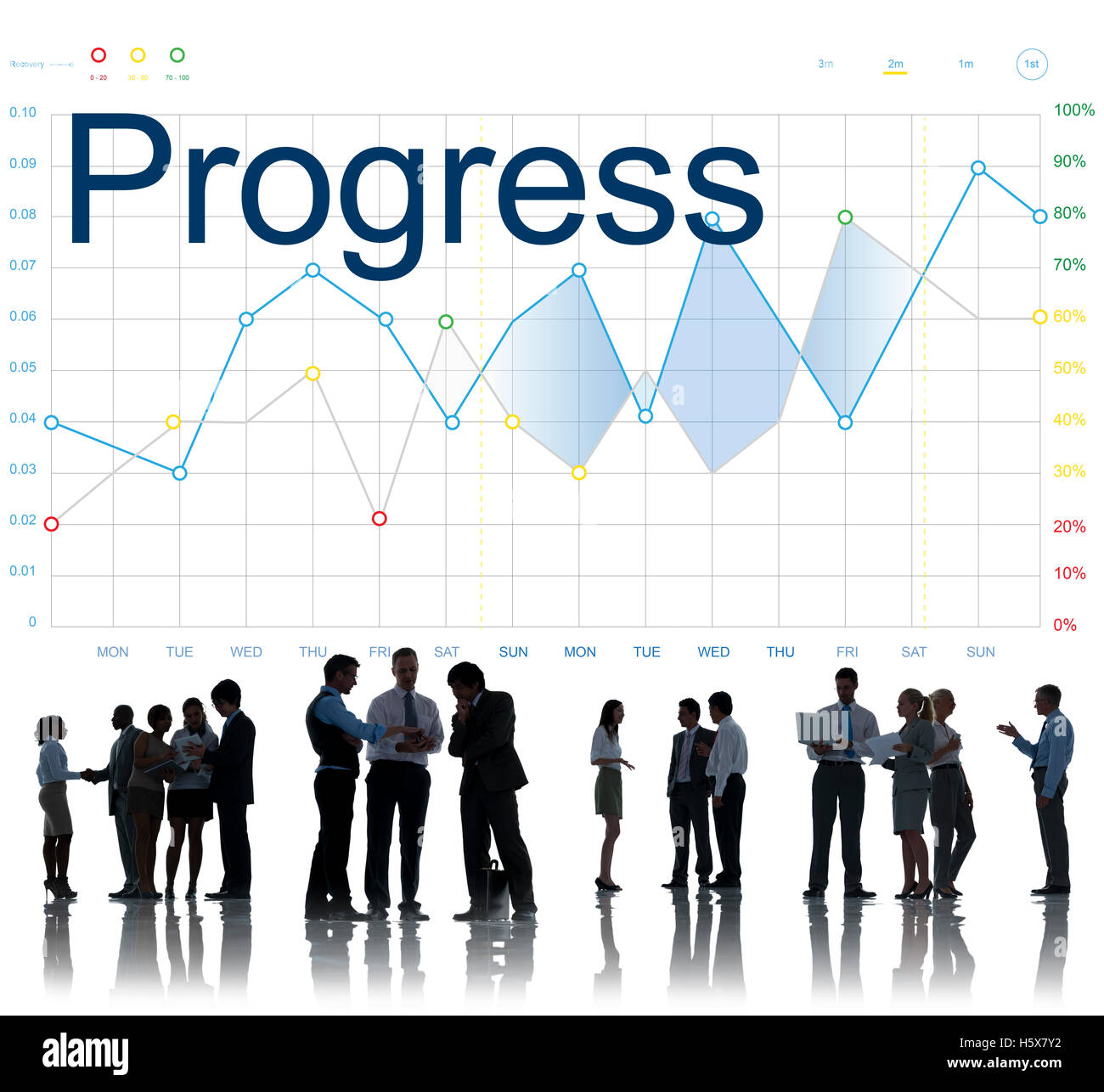 Report Analysis Progress Chart Concept Stock Photo - Alamy