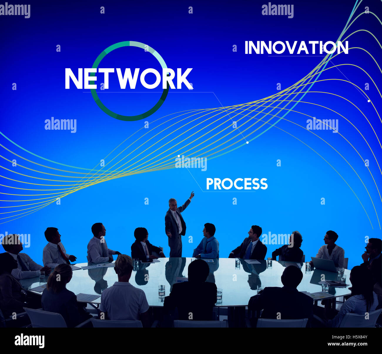 Technology Connect Development Network Process Concept Stock Photo - Alamy