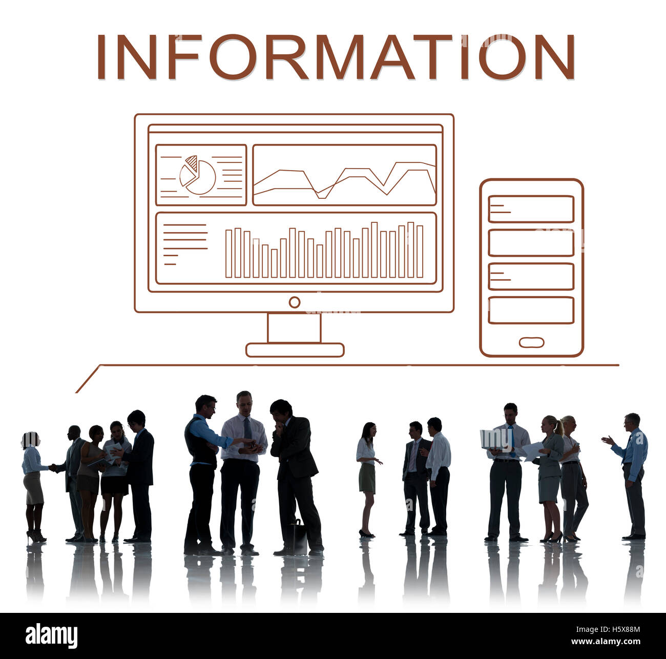 Data analytics people working Cut Out Stock Images & Pictures - Alamy