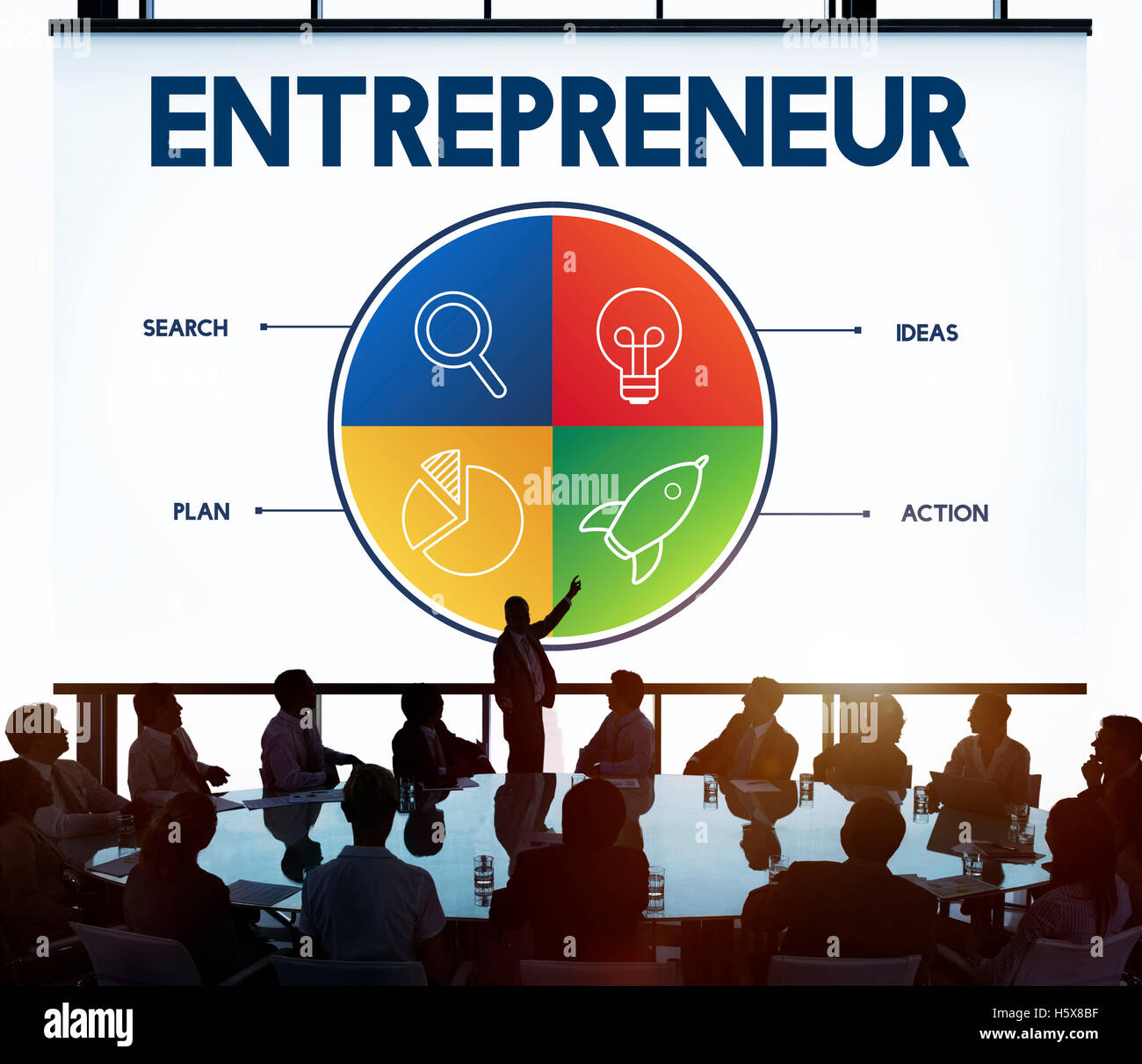 Business Startup Entrepreneur Strategy Target Concept Stock Photo - Alamy