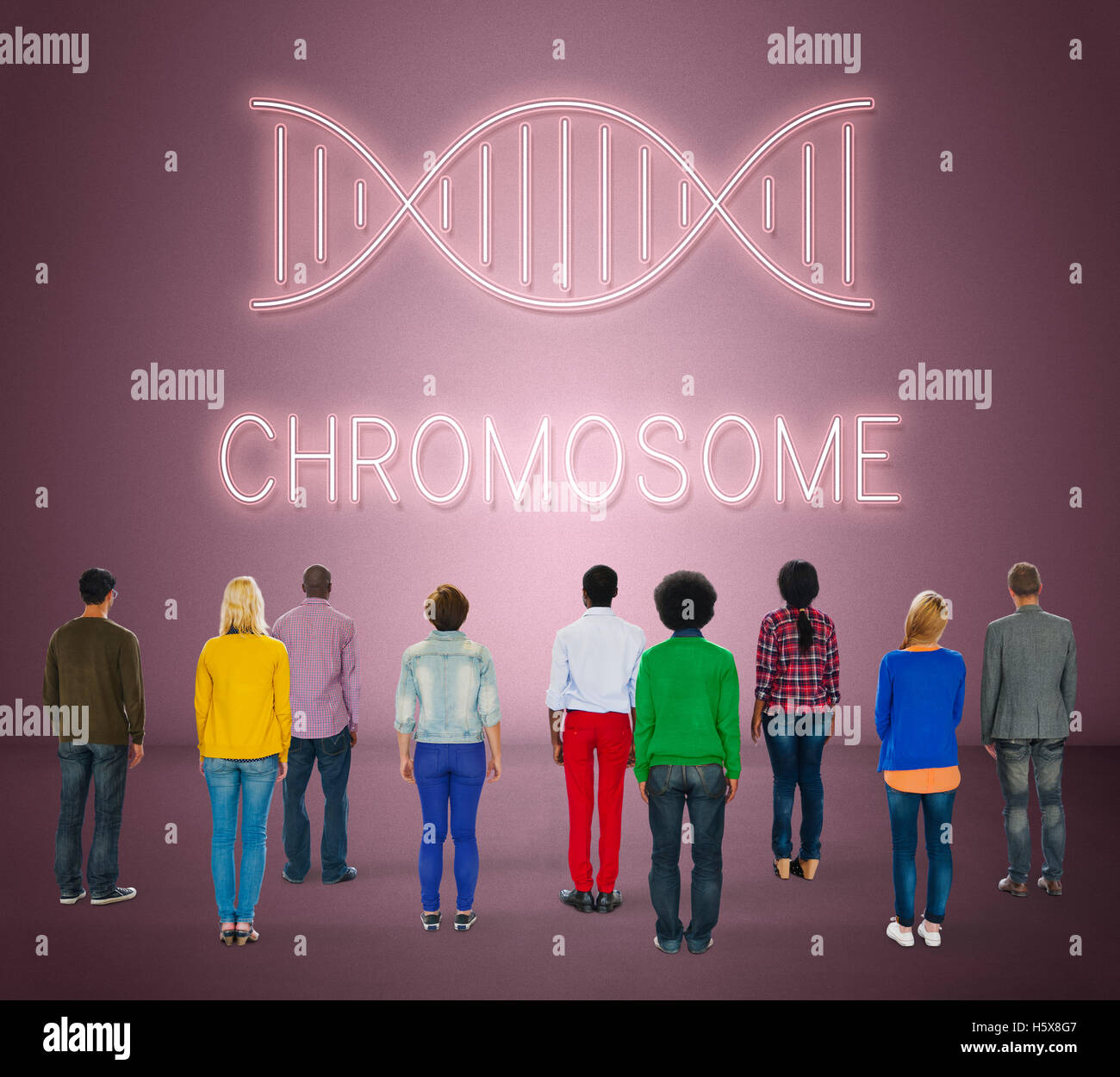 DNA Helix Life Science Graphic Concept Stock Photo - Alamy