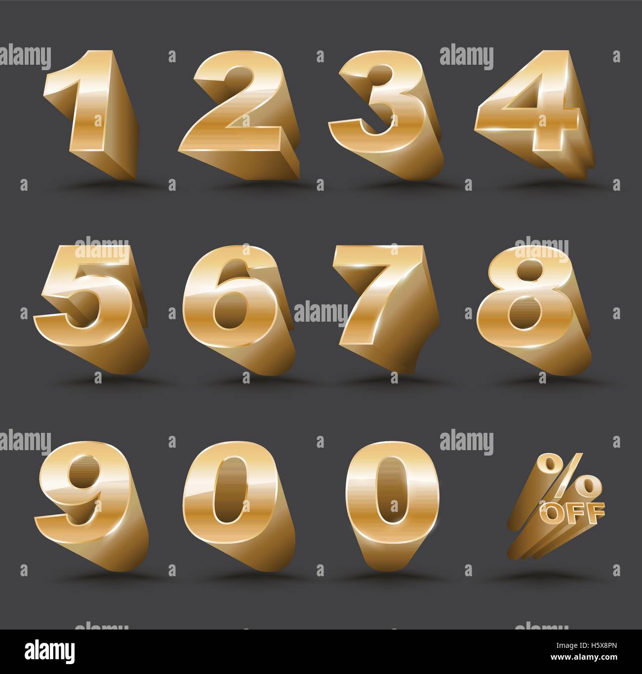 Clipart Numbers 0 9 Random Order