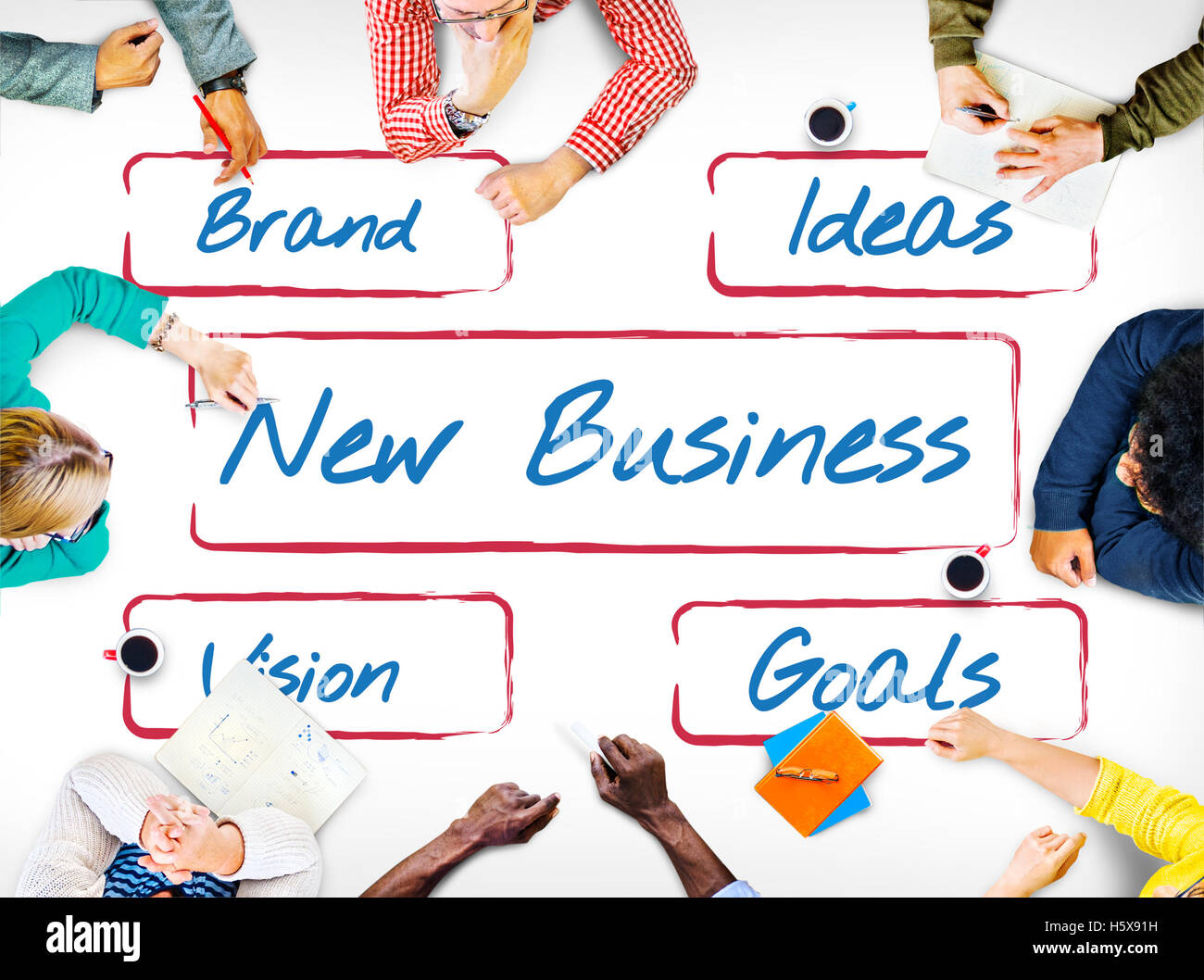 Business Entrepreneur Strategy Development Ideas Concept Stock Photo ...