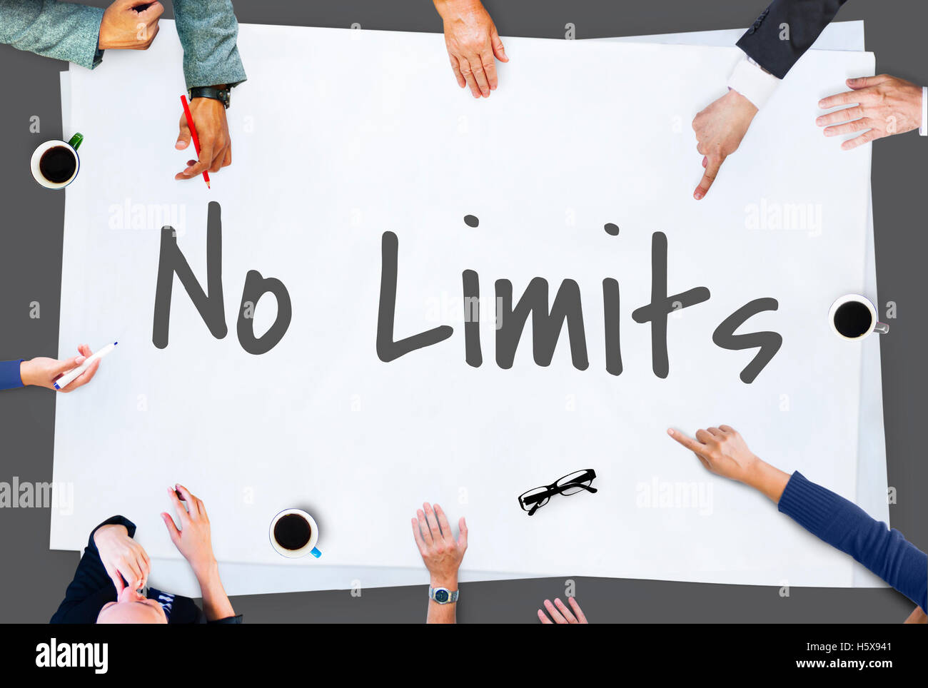 No Limits Ideas Work Concept Stock Photo - Alamy