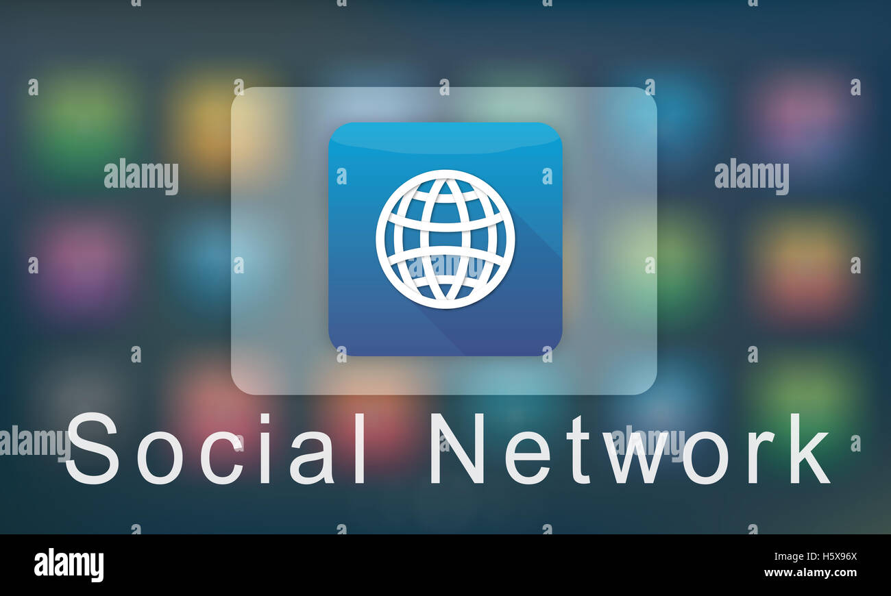 Application Connection Digital Internet Graphic Concept Stock Photo - Alamy