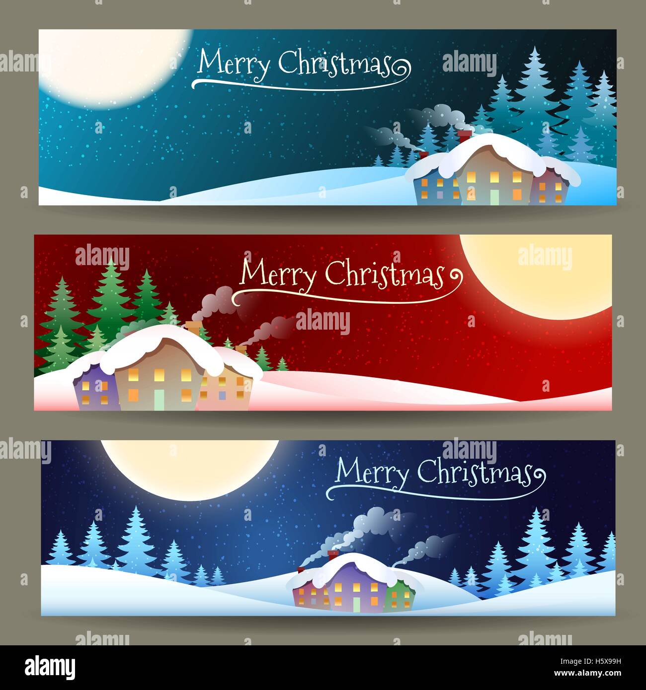 Merry christmas text snowman Stock Vector Images - Alamy