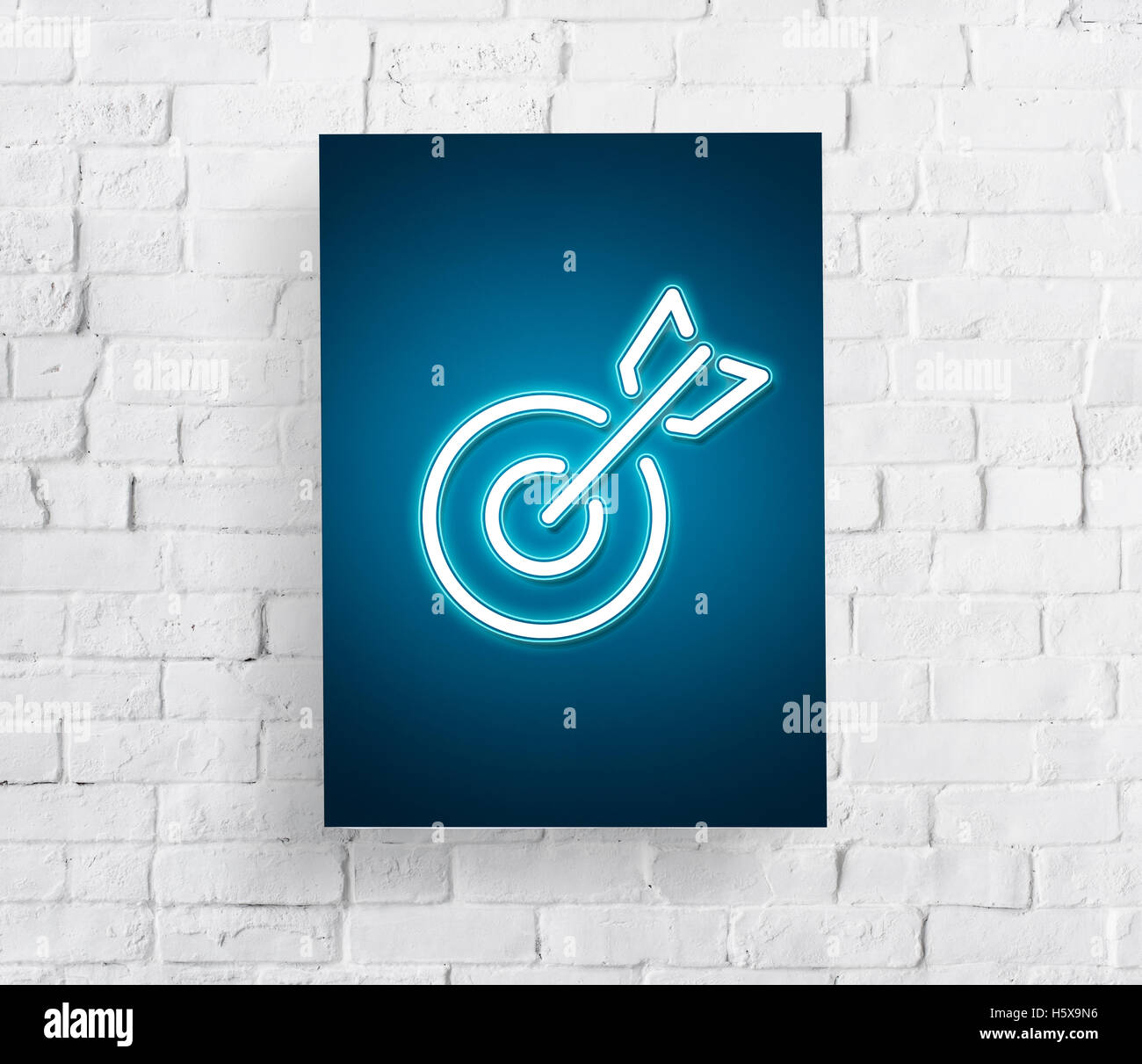 Target Mission vision Business Goal Aim Concept Stock Photo - Alamy