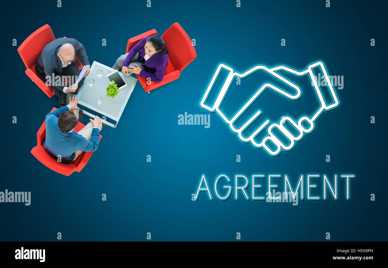 Partnership Agreement Cooperation Collaboartion Concept Stock Photo - Alamy