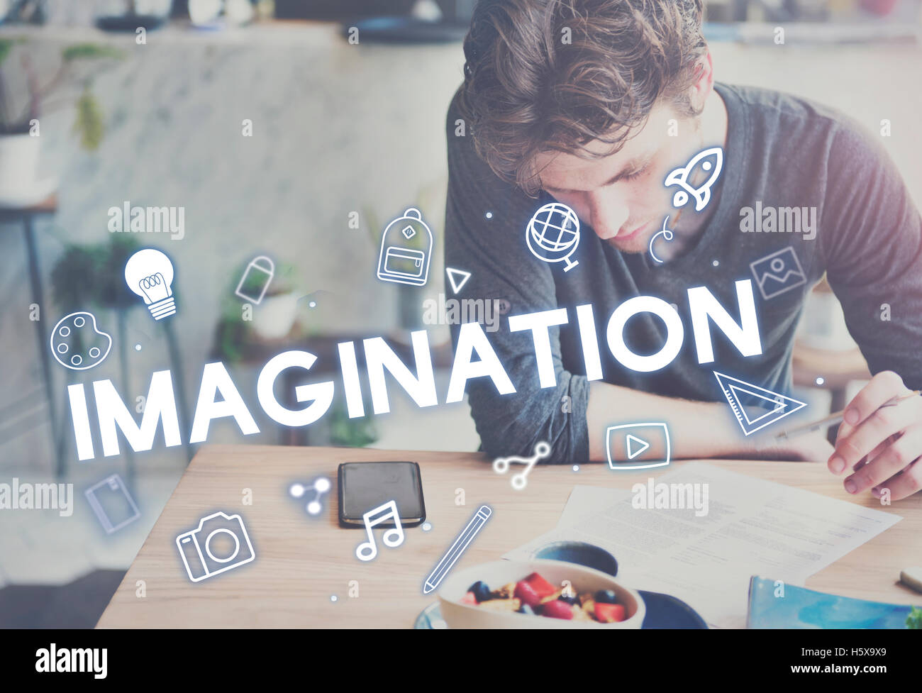 Creativity Design Process Graphics Concept Stock Photo - Alamy