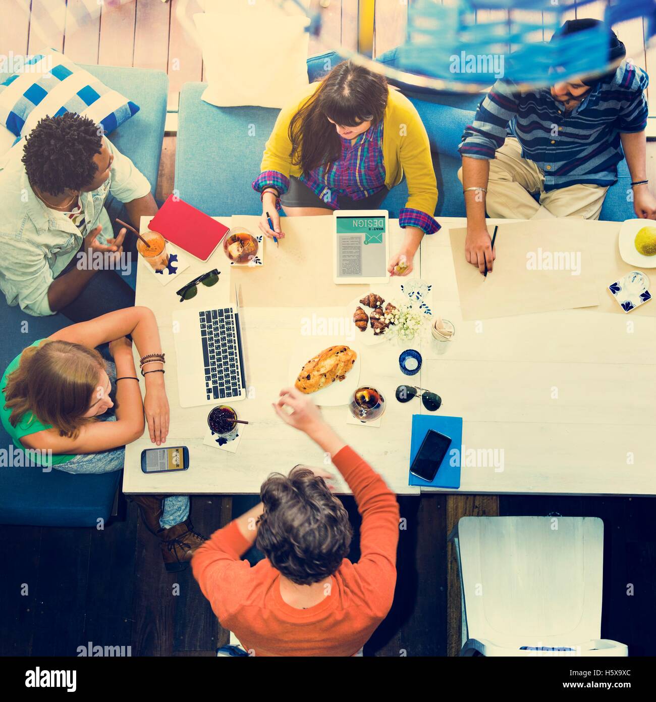 Brainstorming Connection Colleagues Team Concept Stock Photo - Alamy