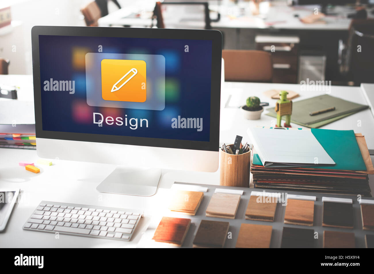 Mobile Application Design Illustrator Creativity Concept Stock Photo ...