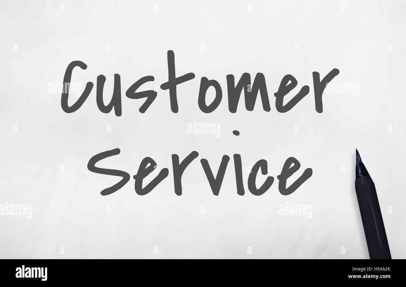 Customer Service Contact Us Concept Stock Photo - Alamy
