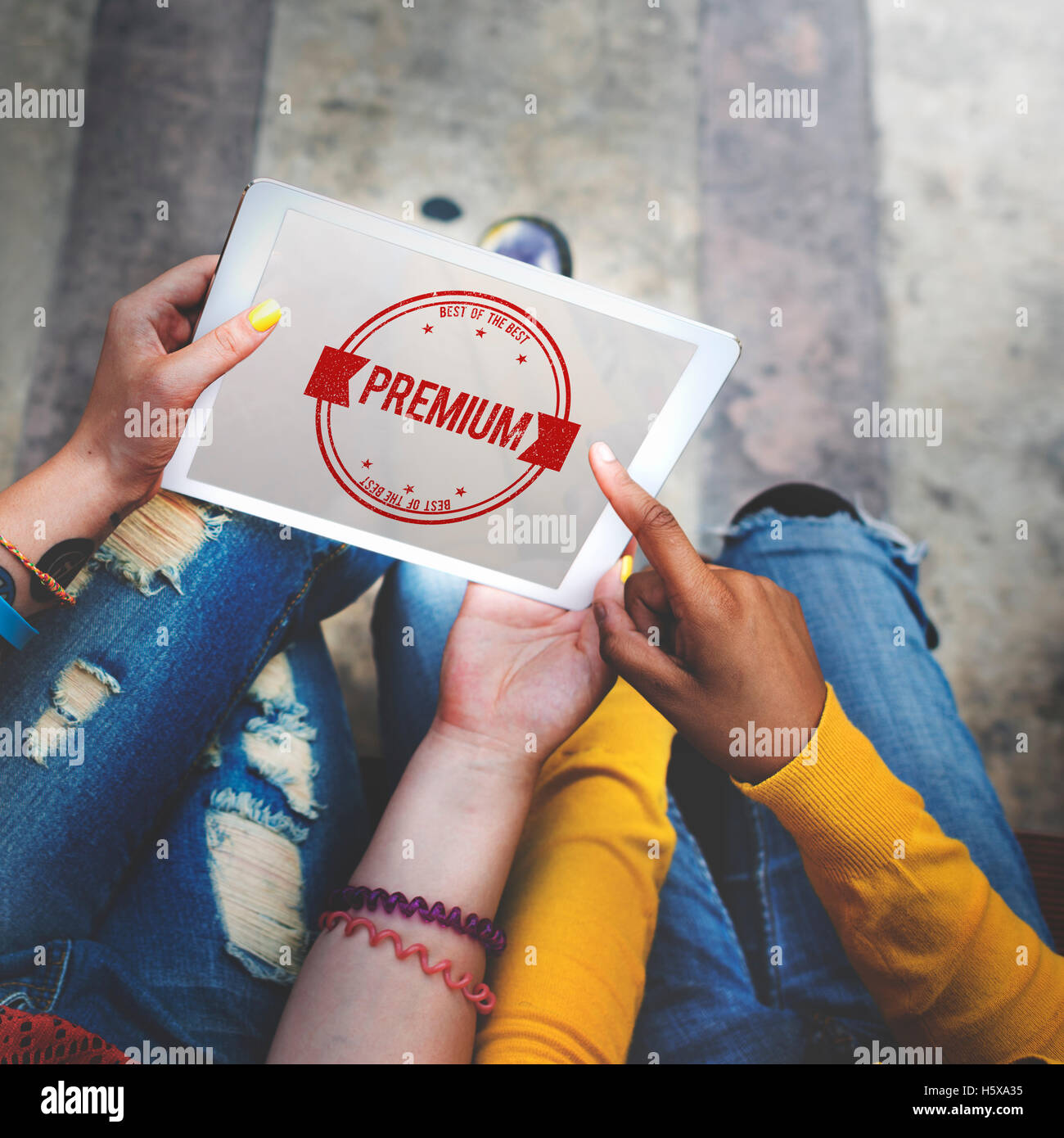 Premium Quality Value Guarantee Worth Standard Concept Stock Photo - Alamy
