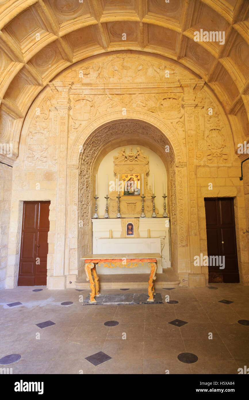 St Annes Chapel inside Fort St Elmo, Valletta, Malta Stock Photo - Alamy