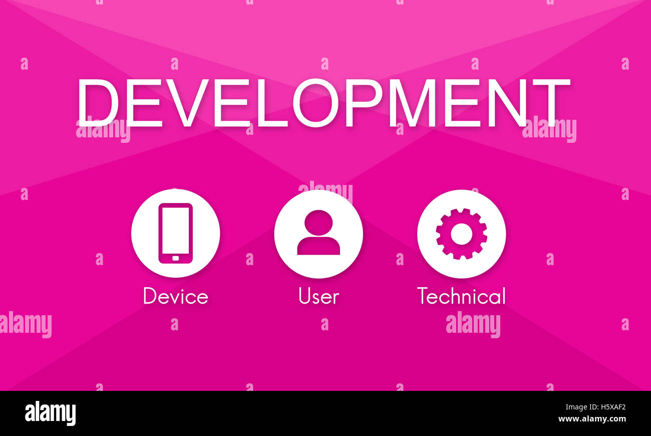 Development Website Data Network Application Concept Stock Photo - Alamy