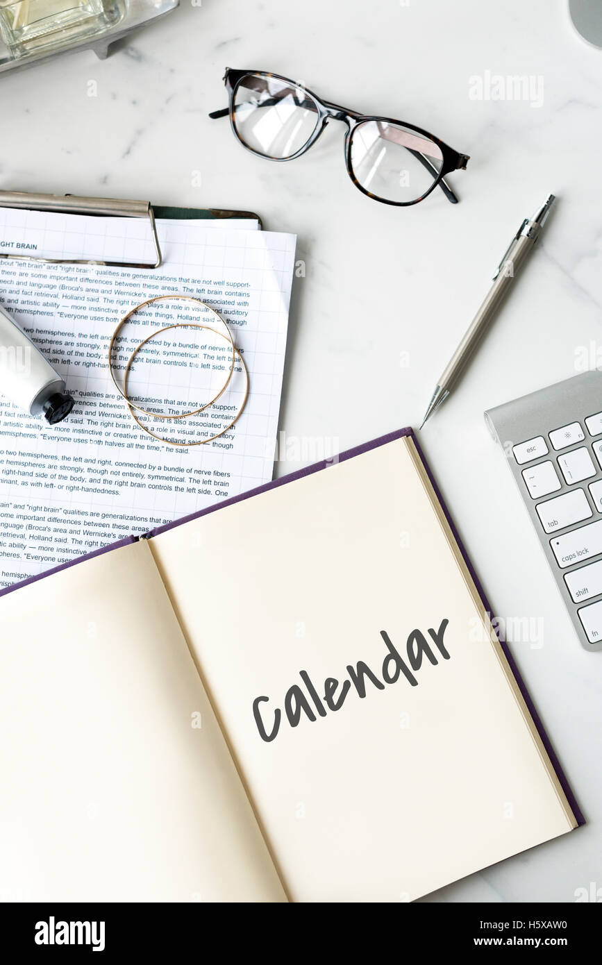 Calendar Urgent Attention Agenda Concept Stock Photo - Alamy