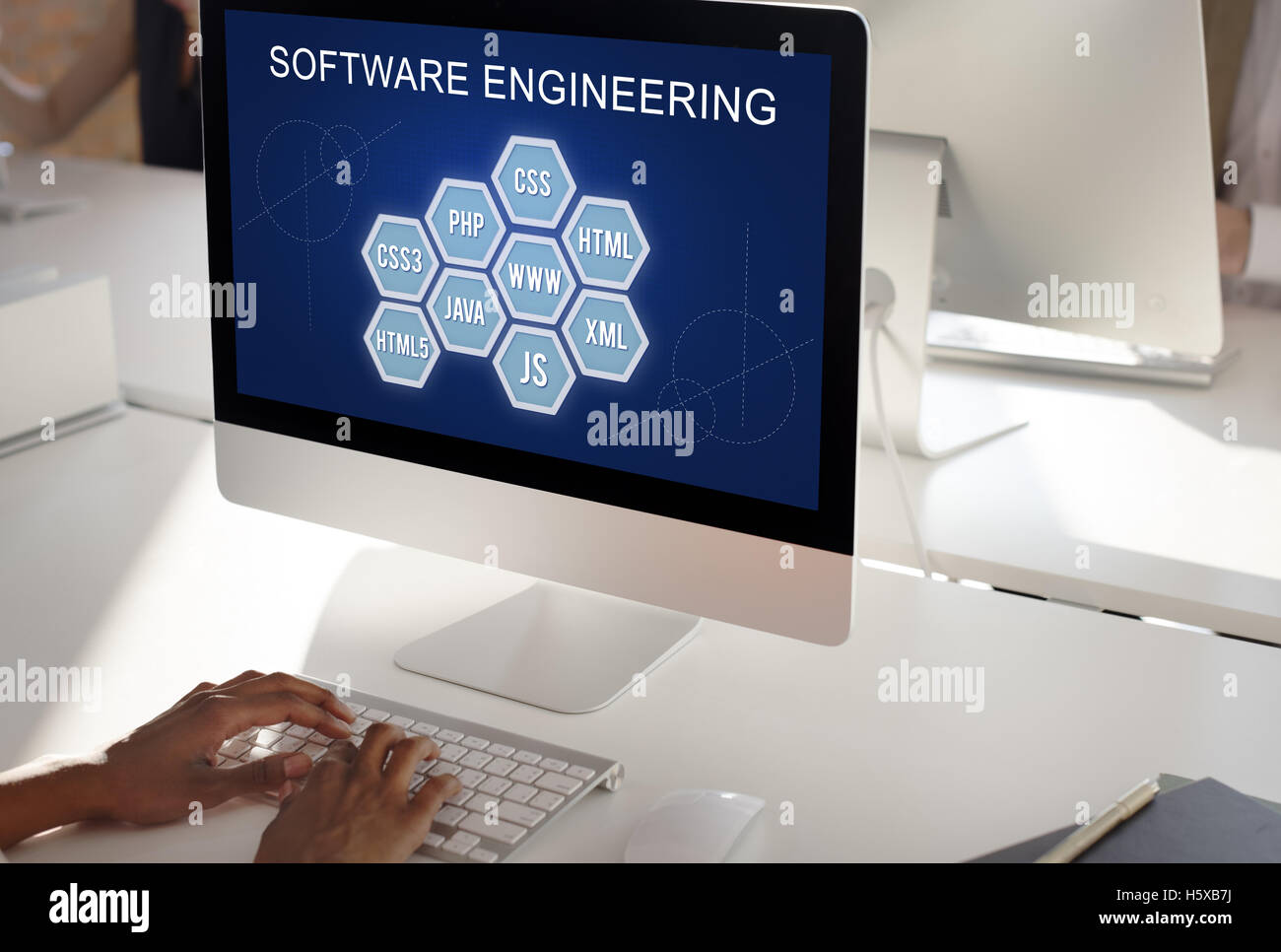 Web development digital technology hitech hi-res stock photography and ...