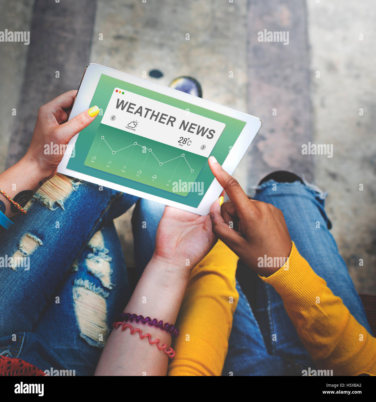 Weather Report Data Meteorology Concept Stock Photo - Alamy