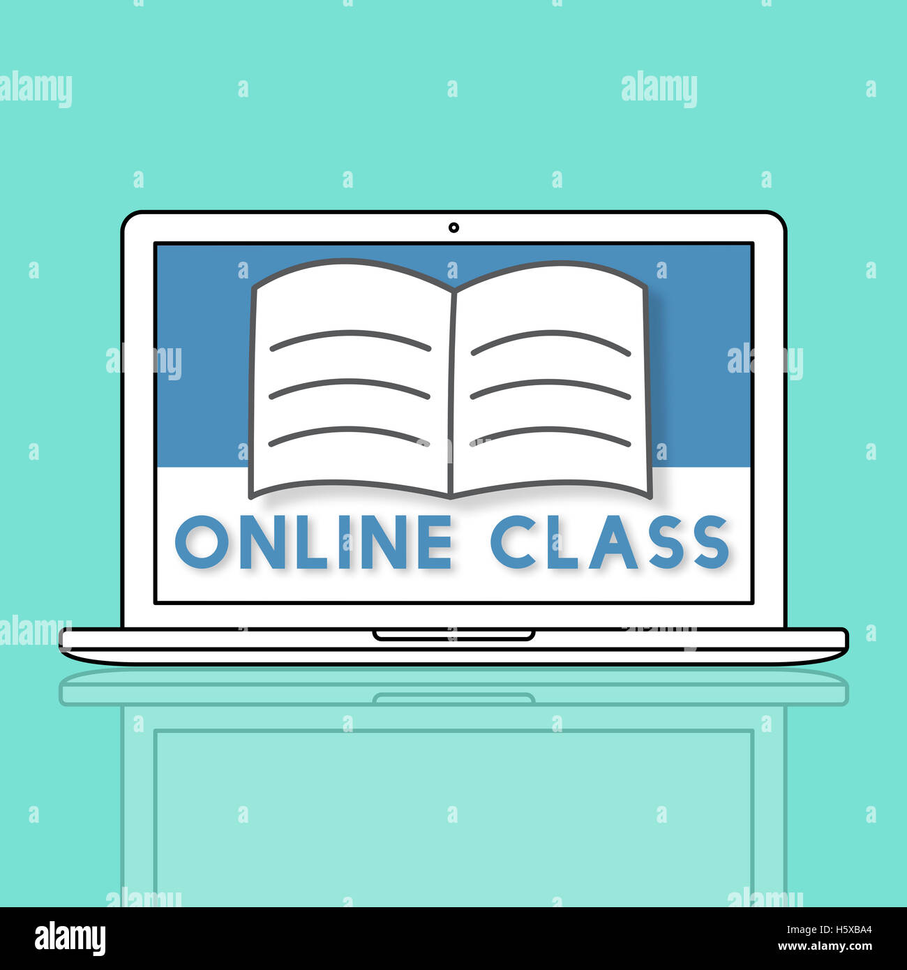 E-learning Online Class Study Knowledge Ideas Concept Stock Photo - Alamy