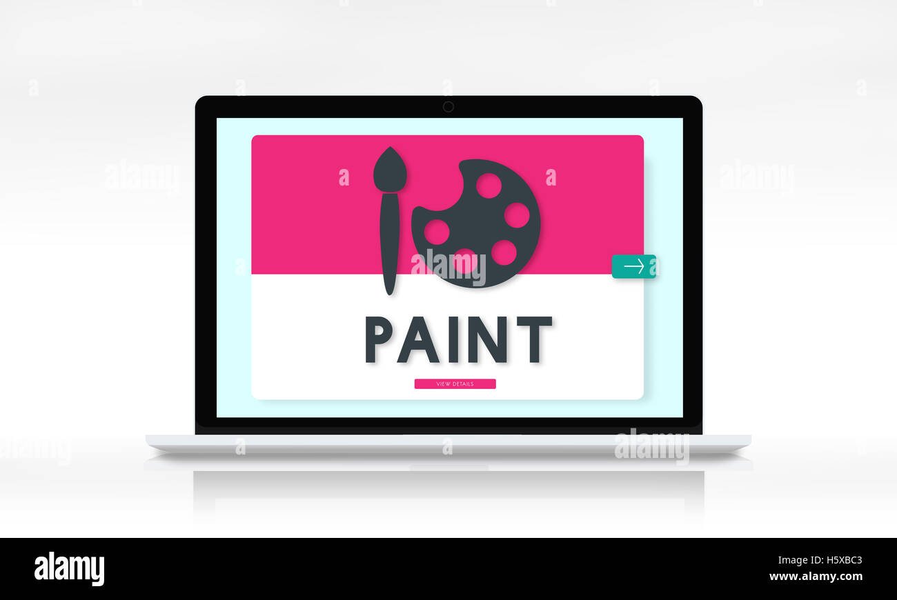 Art Paint Creative Creation Design Paint Drawing Concept Stock Photo ...