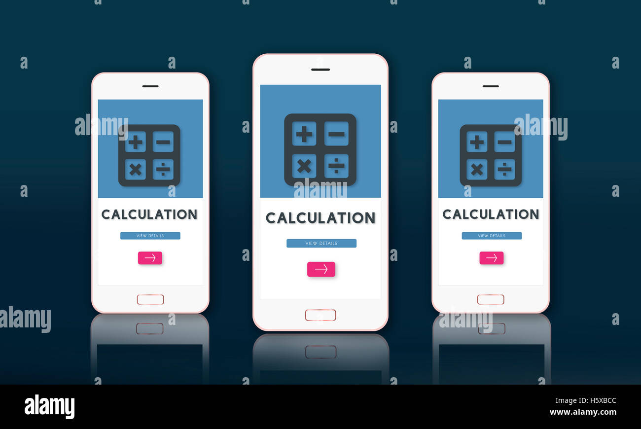 Calculation Accounting Finance Budget Concept Stock Photo - Alamy