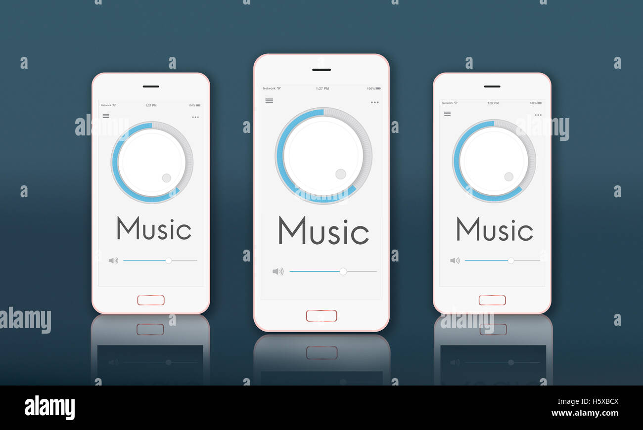 Button Volume Audio Music Sound Graphic Concept Stock Photo - Alamy
