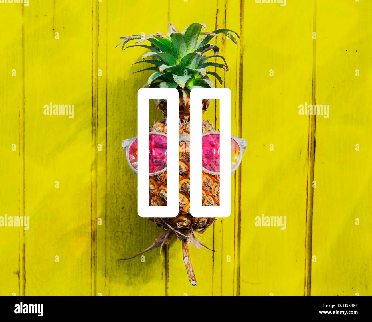 Play Pause Button Multimedia Entertainment Control Panel Concept Stock ...