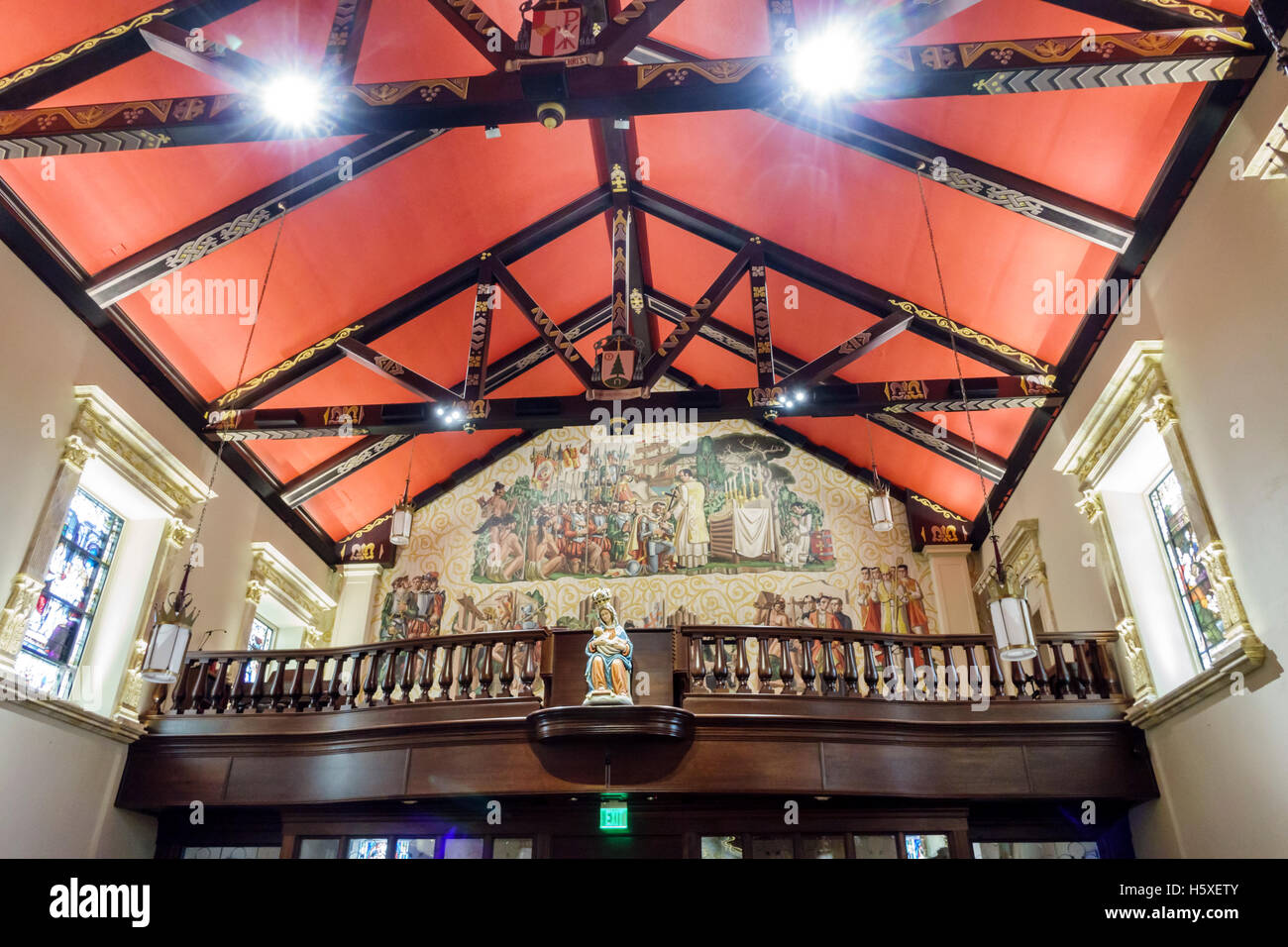 St. Saint Augustine Florida,Cathedral Basilica,interior inside,Catholic ...