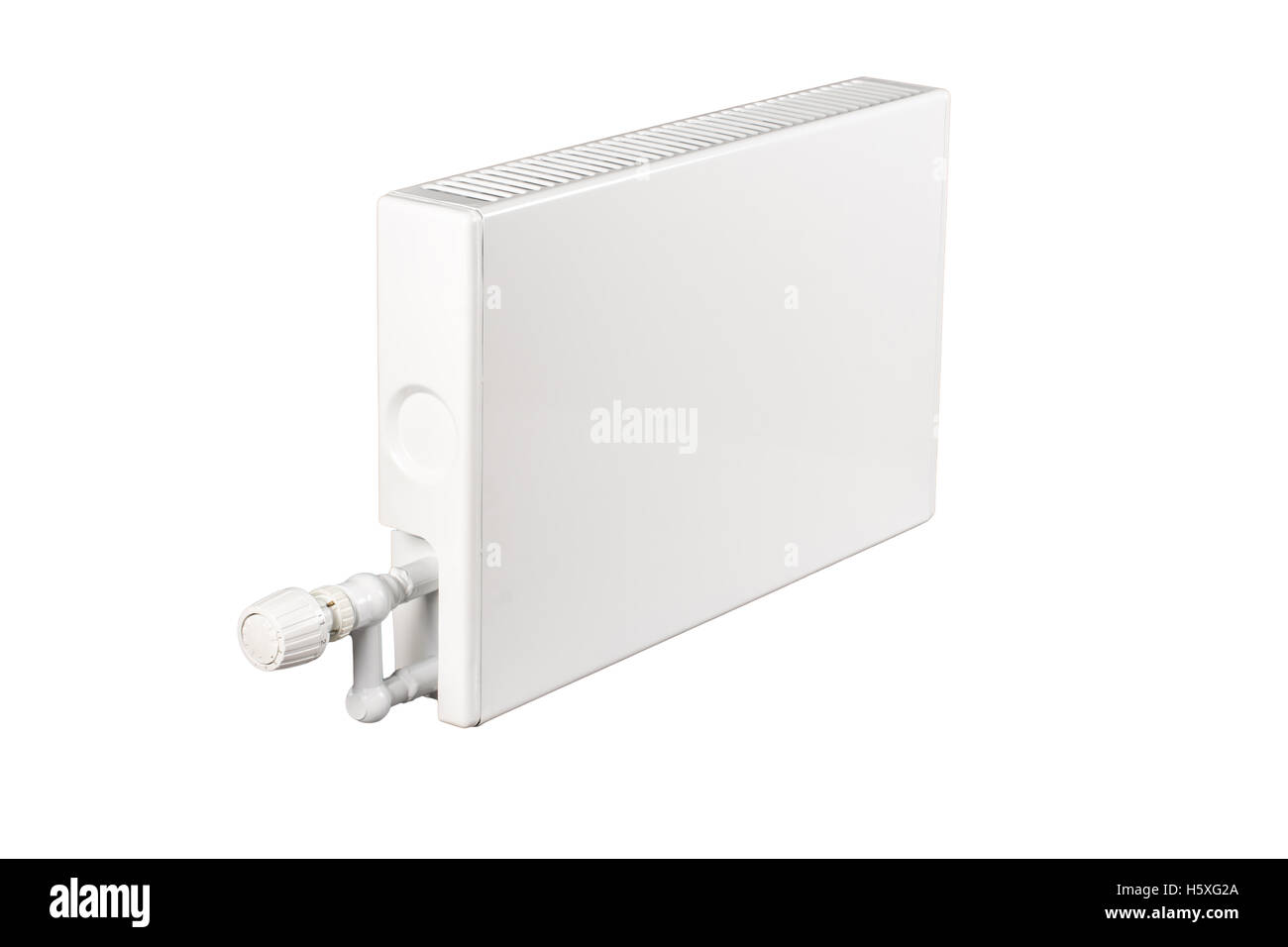 heating battery radiator isolated on white Stock Photo - Alamy