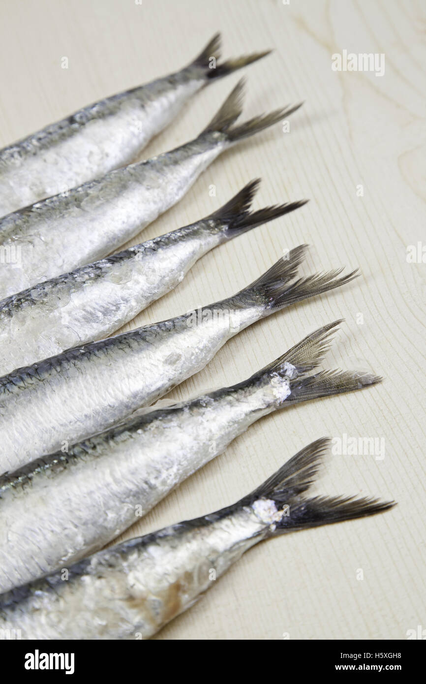 Tails of sardines, detail of fresh, healthy food, healthy food Stock ...