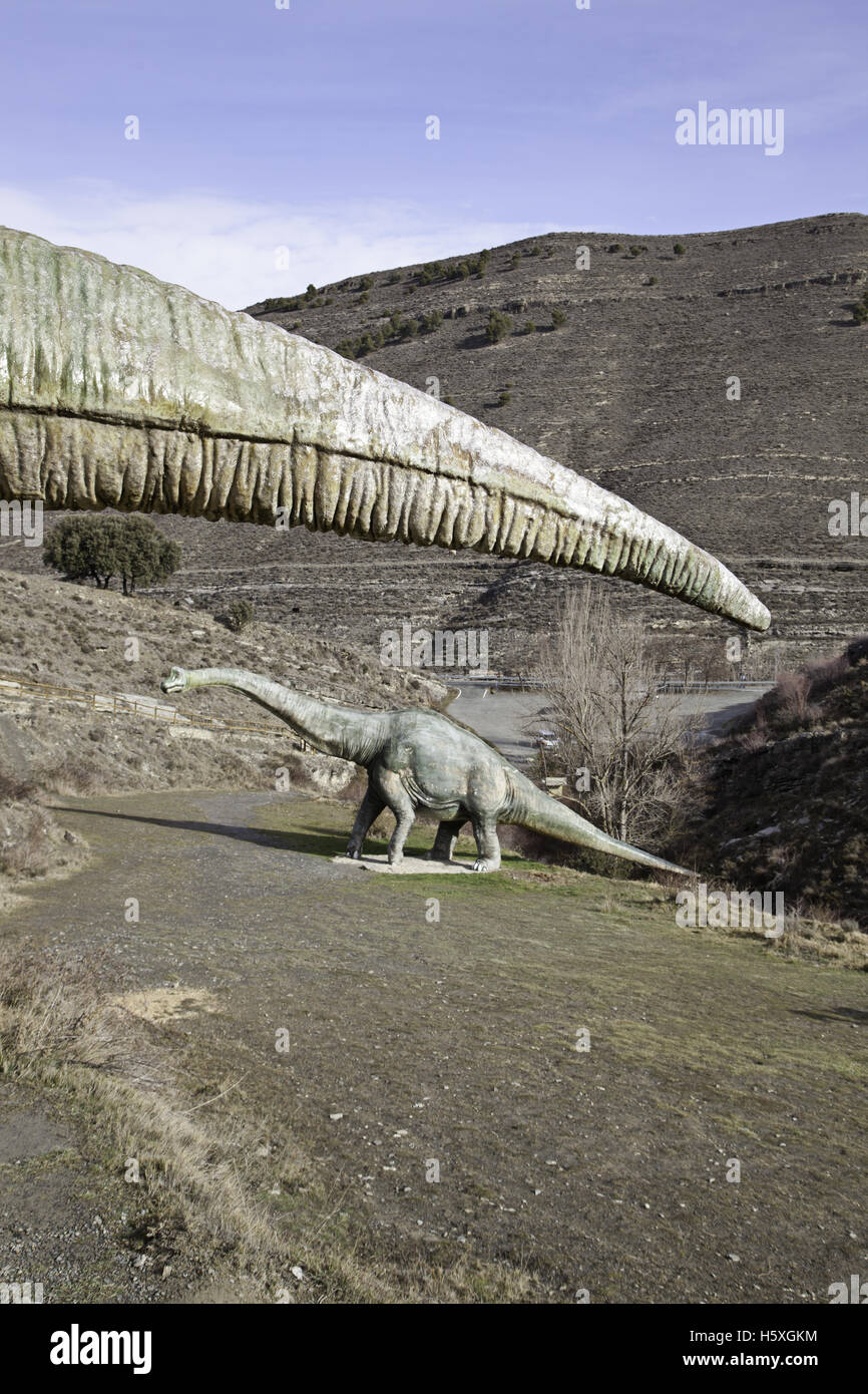 Rare dinosaur, detail of ancient extinct animals, carnivores Stock ...
