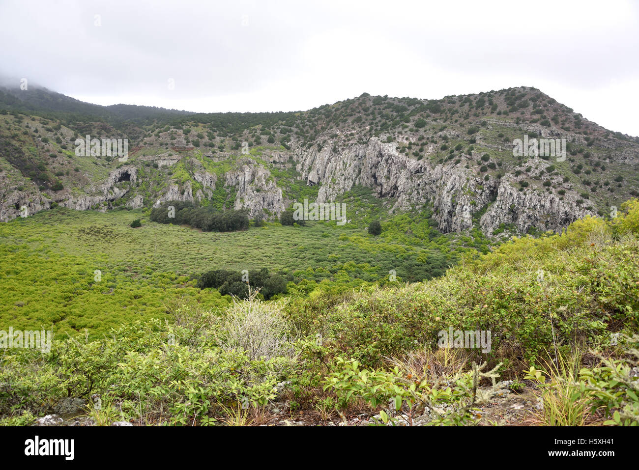 Cricket Valley taken from the Devil's Ashpit Road on Ascension Island ...