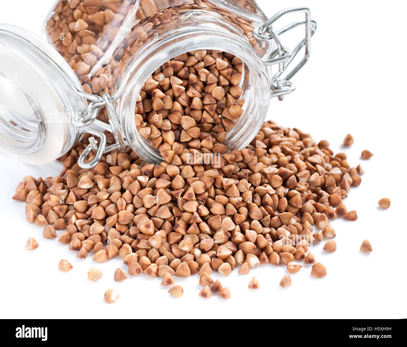 Buckwheat groats in glass hi-res stock photography and images - Alamy