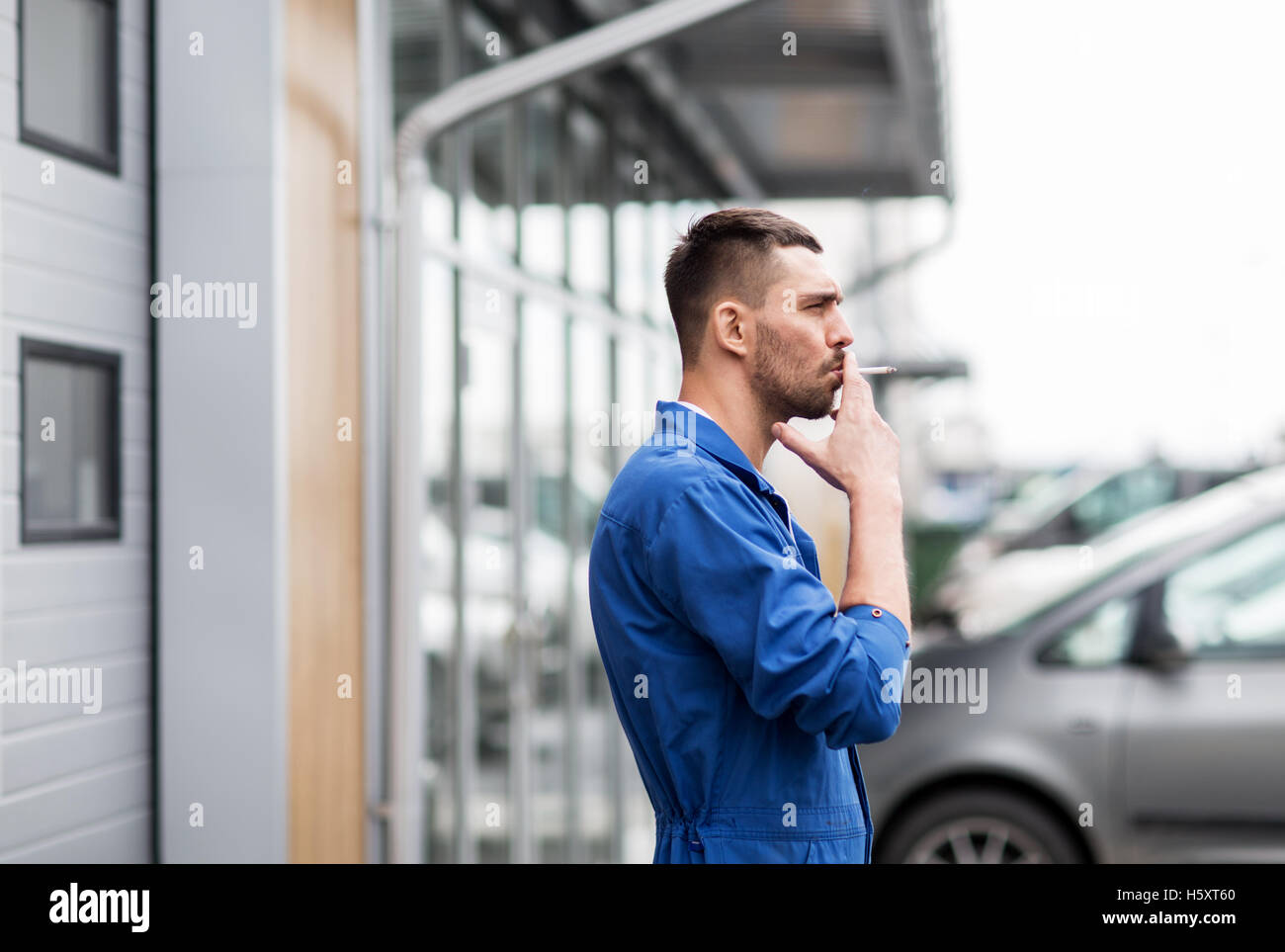 Car automobile smoking cigarette hi-res stock photography and images ...