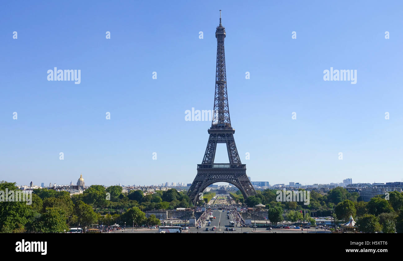 The beautiful and amazing Eiffel Tower in Paris Stock Photo - Alamy